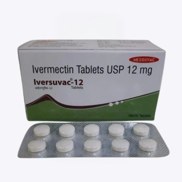 Iversuvac 12 Ivermectin 12mg 100 Tablets - MedicinesOrder